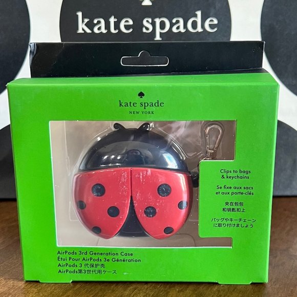 kate spade | Other | Kate Spade Ladybug Airpods 3rd Generation Case ...